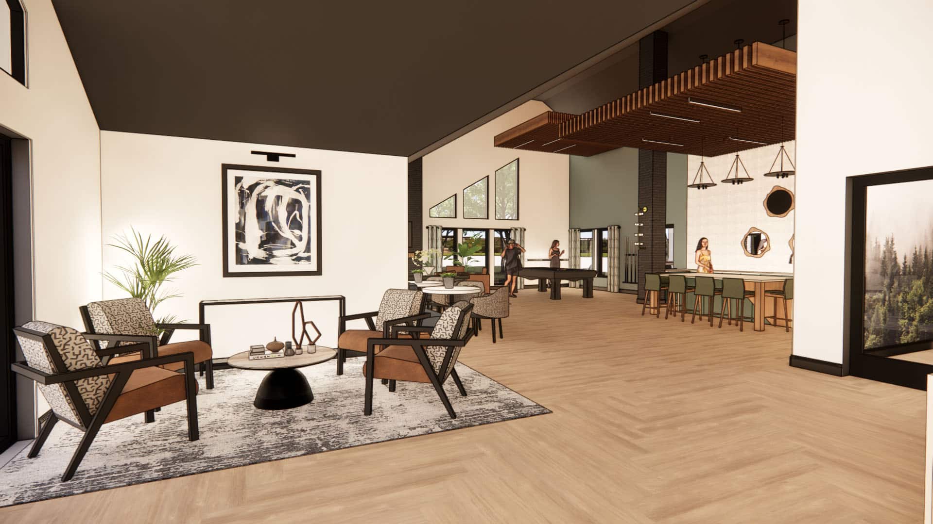 Prose Battle Ground Clubhouse | Interior Design Portfolio